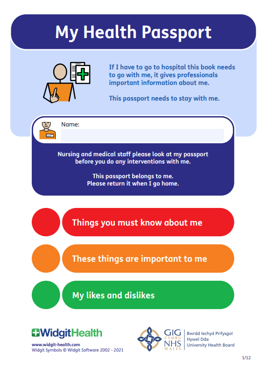 Communication Passports Templates - Special Passports